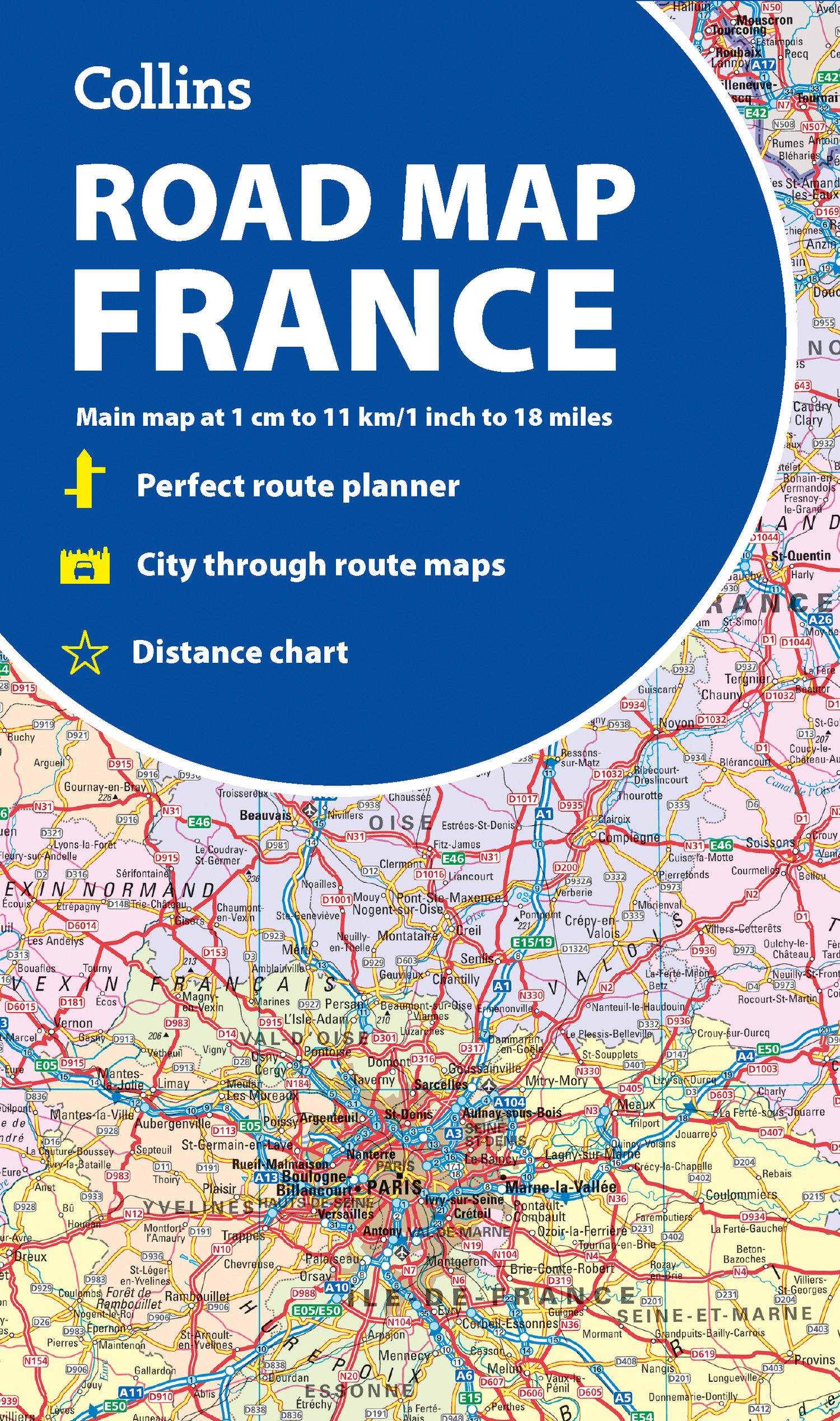 Collins Map Of France [New Edition] | Good Reading