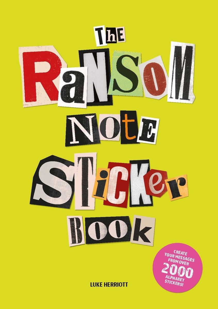 The Ransom Note Sticker Book | Good Reading